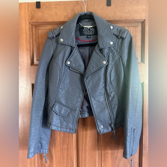 blanc noir | Jackets & Coats | Blanc Noir Moto Leather Jacket | Poshmark